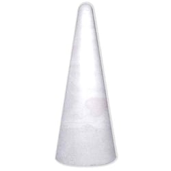 Cone styropore 50cm - Supports Polystyrène - Supports à décorer | Cultura