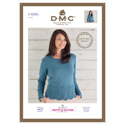 Leaflet Knitty 4 Glitter n°2 - DMC - Fil Tricotin - Tricotin - Tricot | Cultura