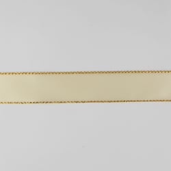 Bobinette Frou-Frou - 6mx16mm - Satin bord brillant - Ivoire nacre ...