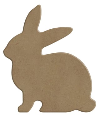 Lapin en Bois à Décorer - Pâques | Cultura