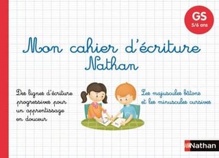 Graphilettre - gs-cp de 5 à 7 ans - cahier d'écriture - les minuscules, les chiffres - pour ...