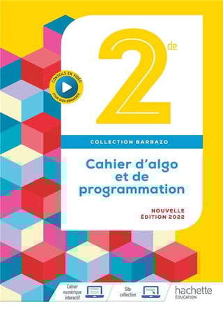 Indice maths 2de 2022 cahier d'algorithmique et de programmation eleve ...
