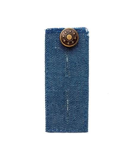 Rallonge tour de ceinture à bouton 70×35mm - Prym Jeans Bleu- Matériel ...