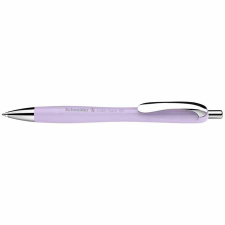 Stylo à bille - Encre bleue - Pointe large - Corps violet - Rétractable ...
