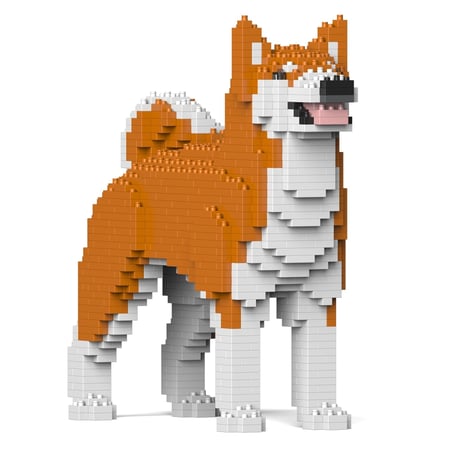 Chien Akita Inu roux Taille standard | JEKCA | 14 ans et +- Jeux de ...