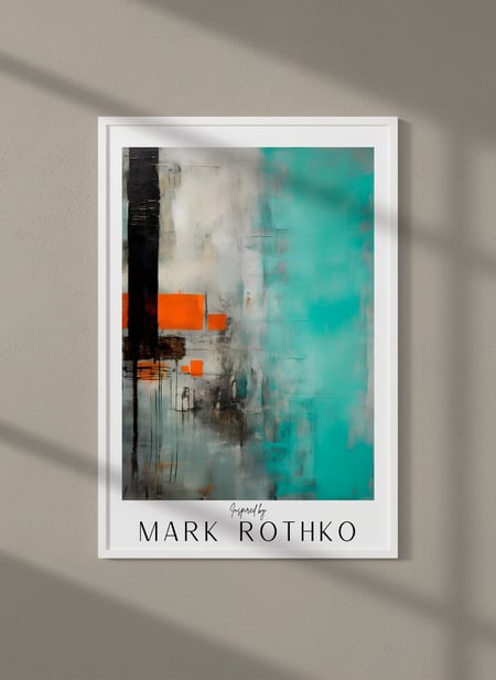 Affiche Mark Rothko n°3 | A3 : 29,7x42cm- Imagerie Murale - Encadrement ...