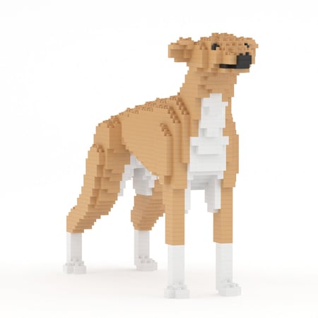 Chien Lévrier Anglais beige Taille standard | JEKCA | 14 ans et +- Jeux ...