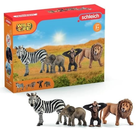 Figurines les animaux d'Afrique, jouets pour enfants des 3 ans ...