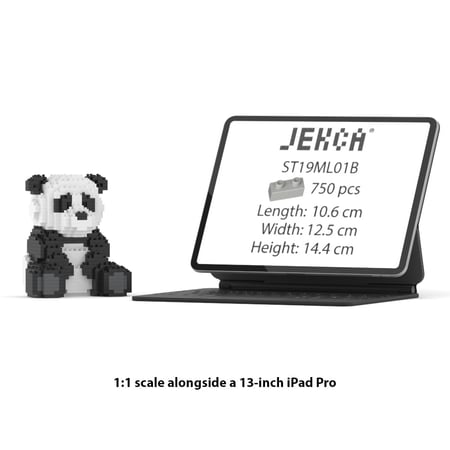 Panda 01B Taille standard | JEKCA | 14 ans et +- Jeux de construction ...