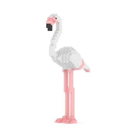 Flamant blanc | JEKCA | 14 ans et +- Jeux de construction | Cultura