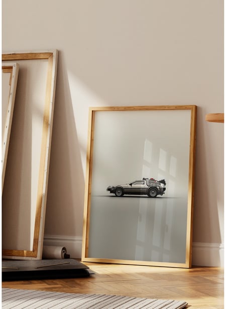 Affiche DeLorean - Un classique du cinéma | A3 : 29,7x42cm- Imagerie ...