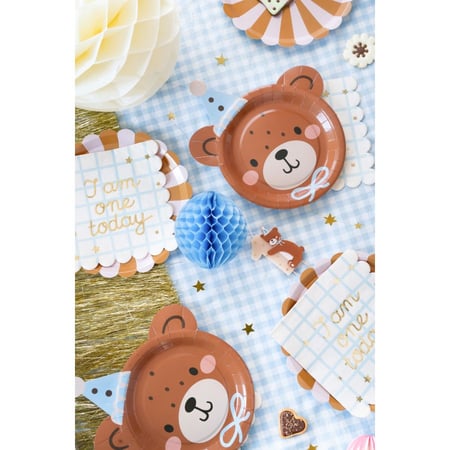 Bougie Chiffre 1 Ourson- Bougies d'Anniversaire - Décorations de ...
