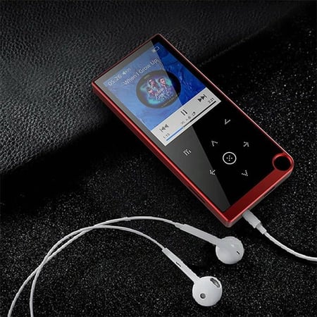 Lecteur MP4 Rouge Écran Tactile 2.4' 4GB Audio Vidéo Sans Bluetooth ...