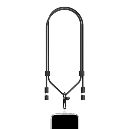 Câble de charge Force Power USB-C vers USB-C 60 W - Nylon tressé - Noir ...