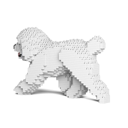 Chien Caniche Nain qui marche blanc Taille standard | JEKCA | 14 ans et ...