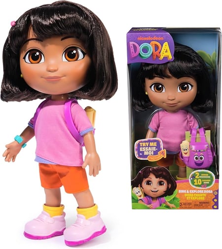 Poupée Dora Chante et Explore - Dora - SPIN MASTER- Figurines et mondes ...