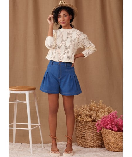 Patron Simplicity 9955 - Shorts et pantalon taille n°FR 36-44 | Cultura
