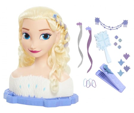 La reine des neiges 2 - tête à coiffer deluxe - elsa - Poupée et poupon ...