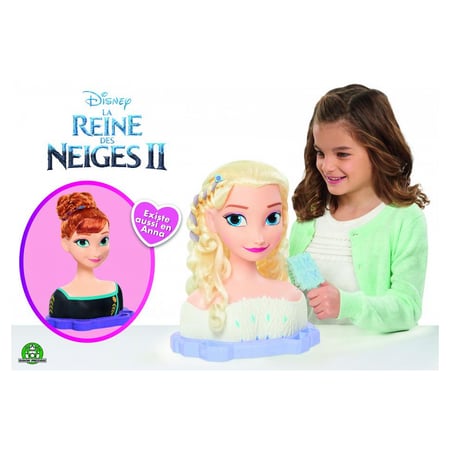 La reine des neiges 2 - tête à coiffer deluxe - elsa - Poupée et poupon ...
