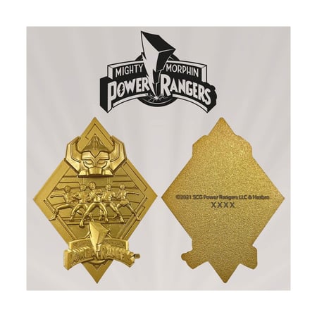 Power Rangers - Médaillon Power Rangers Limited Edition (plaqué or ...