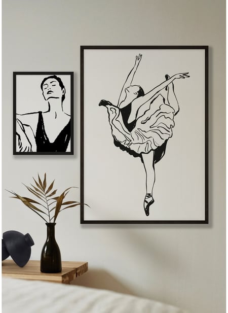 Affiche Danseuse 2 | A3 : 29,7x42cm- Imagerie Murale - Encadrement ...