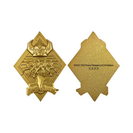 Power Rangers - Médaillon Power Rangers Limited Edition (plaqué or ...