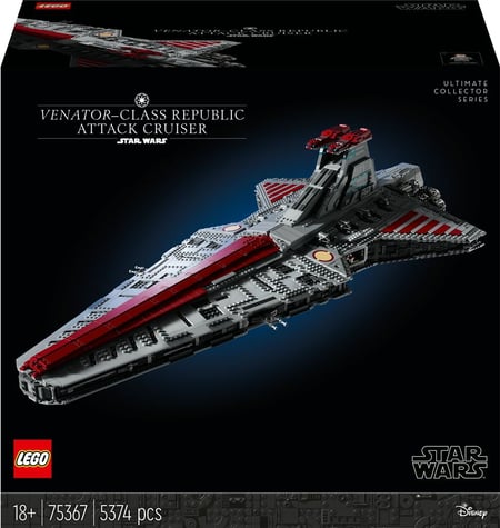 LEGO® 75367 - Le croiseur d'assaut de classe Venator de la République ...