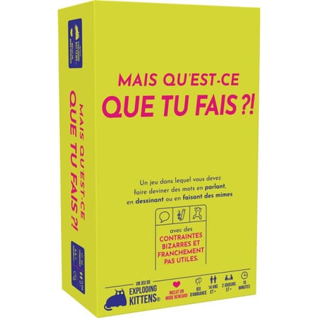 Jeu d'ambiance Mais qu'est-ce que tu fais ?! - ASMODEE- Jeux d'ambiance ...