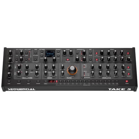Synthétiseur Sequential Take 5 Module - Châssis en métal robuste - 3,08 ...