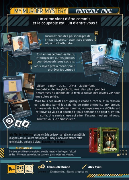My Murder Mystery - Protocole Final- Jeux d'enquête et Escape game ...