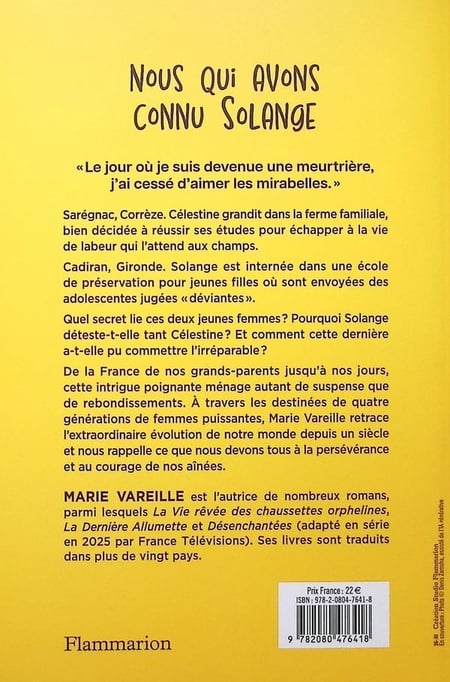 Nous qui avons connu Solange - Marie Vareille - Livres feel-good | Cultura
