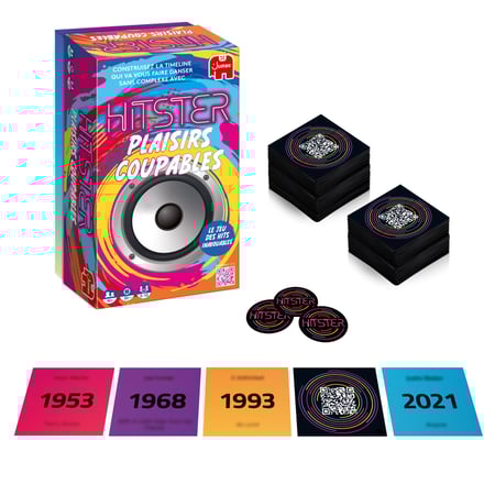 Hitster Plaisirs coupables- Jeux d'ambiance | Cultura