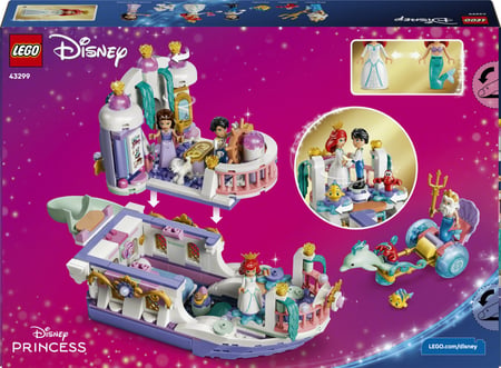 LEGO® 43299 - Le Bateau du Mariage Royal d’Ariel - LEGO® Disney ...