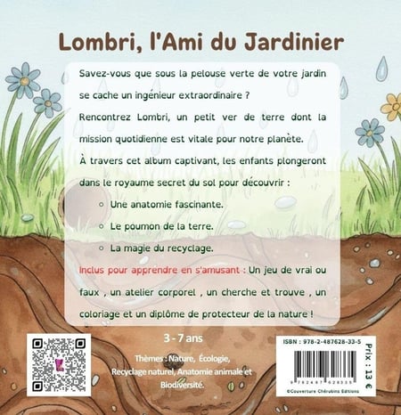 Lombri, l'Ami du Jardinier : Sandrine Belair- Histoires pour enfants ...