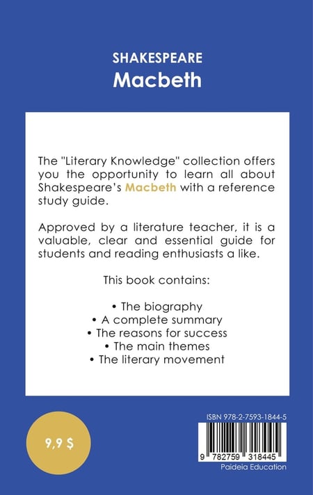 Study guide macbeth by shakespeare (in-depth literary analysis and ...