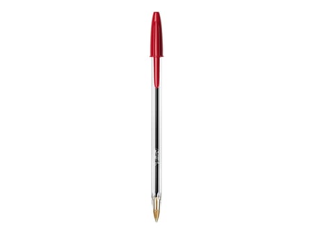 Stylo bille - Rouge - Cristal Original - Pointe moyenne - Bic - Stylos ...