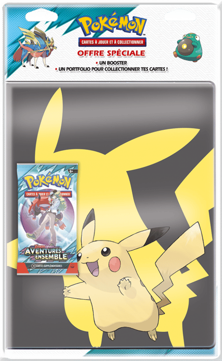 Pack portfolio + booster EV09 Aventures ensemble - Pokémon - Cartes ...