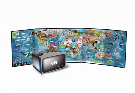 Les animaux de la planète Terre - Réalité Virtuelle - Clementoni - Jeux Expériences ...