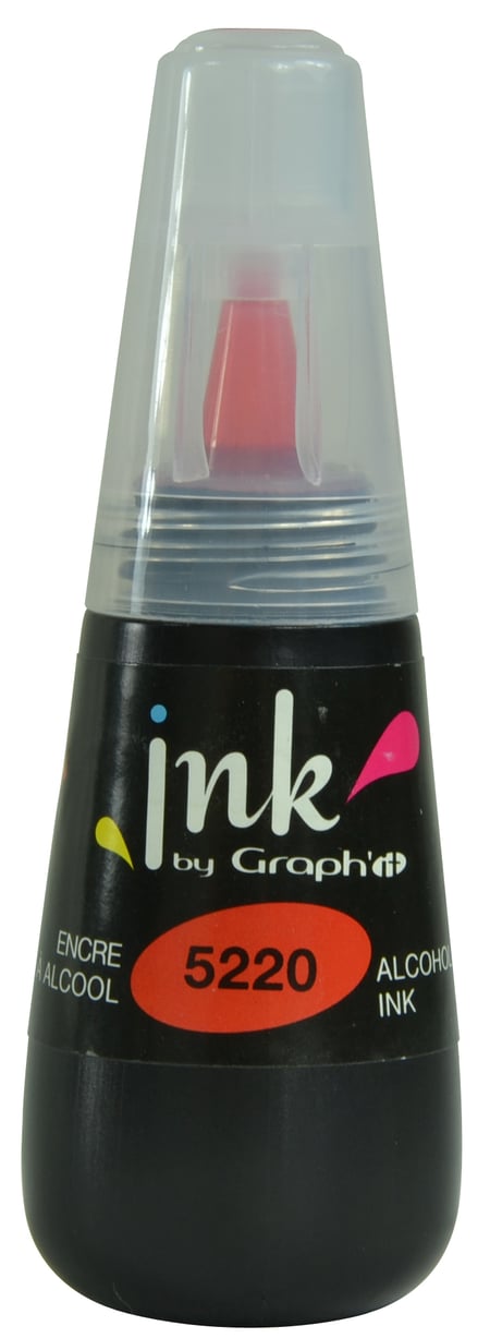 Encre Ink by Graph'it - 5220 - Tomate - 25 ml - Les Marqueurs - Art ...