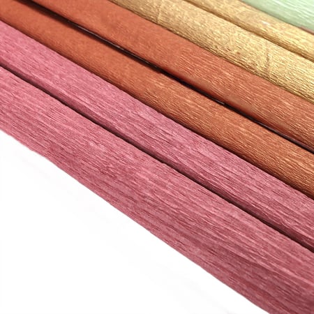 Papiers crépon x 8 – 60 g – 25 x 100 cm – Collection mariage – Créalia ...