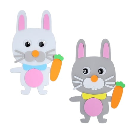 Lapins en mousse à décorer x2 | Cultura