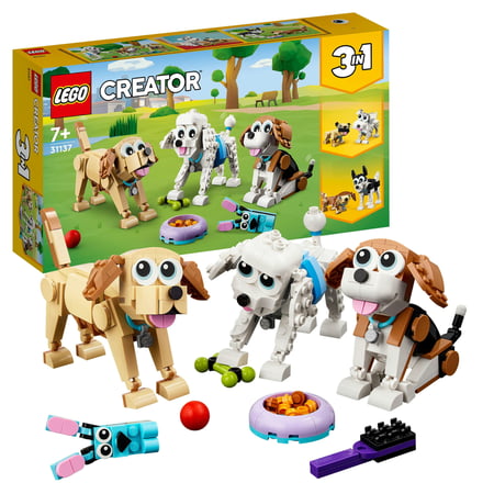 LEGO® 31137 - Adorables chiens - LEGO® Creator - Jeux de construction ...