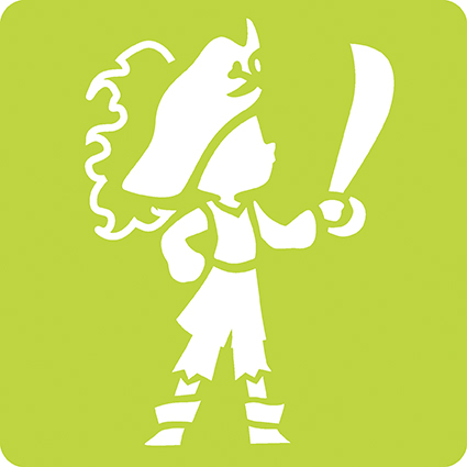 6 Pochoirs - Pirates - Avenue Mandarine - Dessin - Coloriage | Cultura