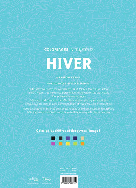 Coloriages mystères Disney - Hiver : Alexandre Karam | Cultura