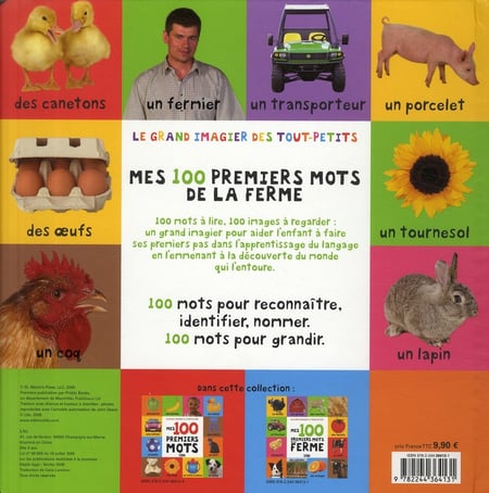 Mes 100 premiers mots de la ferme : Collectif - 2244364135 - Livres ...