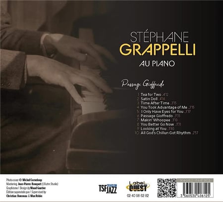Stéphane Grappelli au piano - Passage Gioffredo : Stéphane Grappelli ...