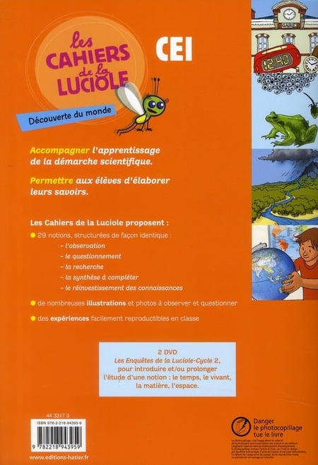 Les cahiers de la luciole : découverte du monde - CE1 - le temps, le ...