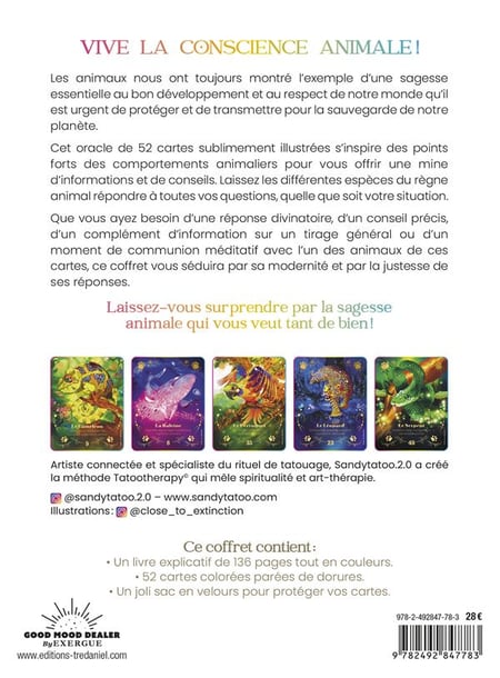 L'oracle de la conscience animale : Sandytatoo | Cultura