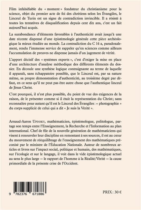 L'eglise a l'epreuve du linceul - et vous qui dites-vous que je suis ...