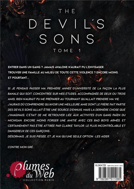 The devil's sons Tome 1 : Chloé Wallerand - 2381511083 - Romance | Cultura